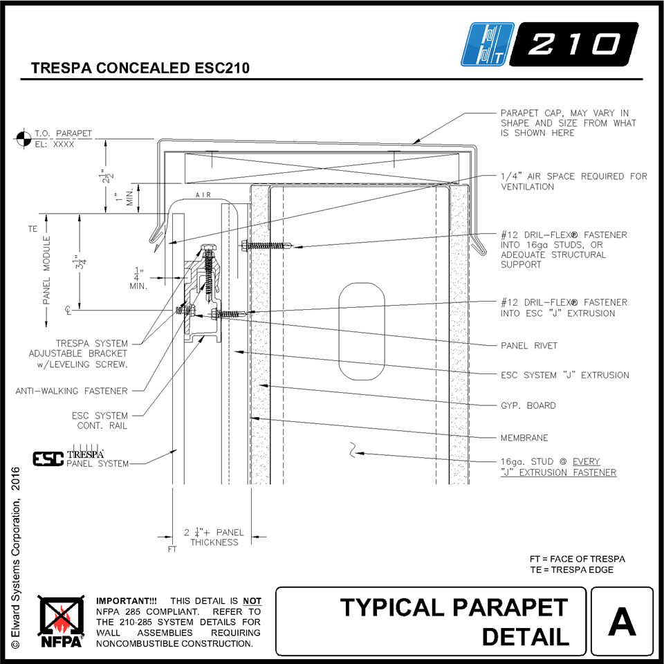 Trespa Concealed System | Wall Paneling & Cladding Systems | Elward