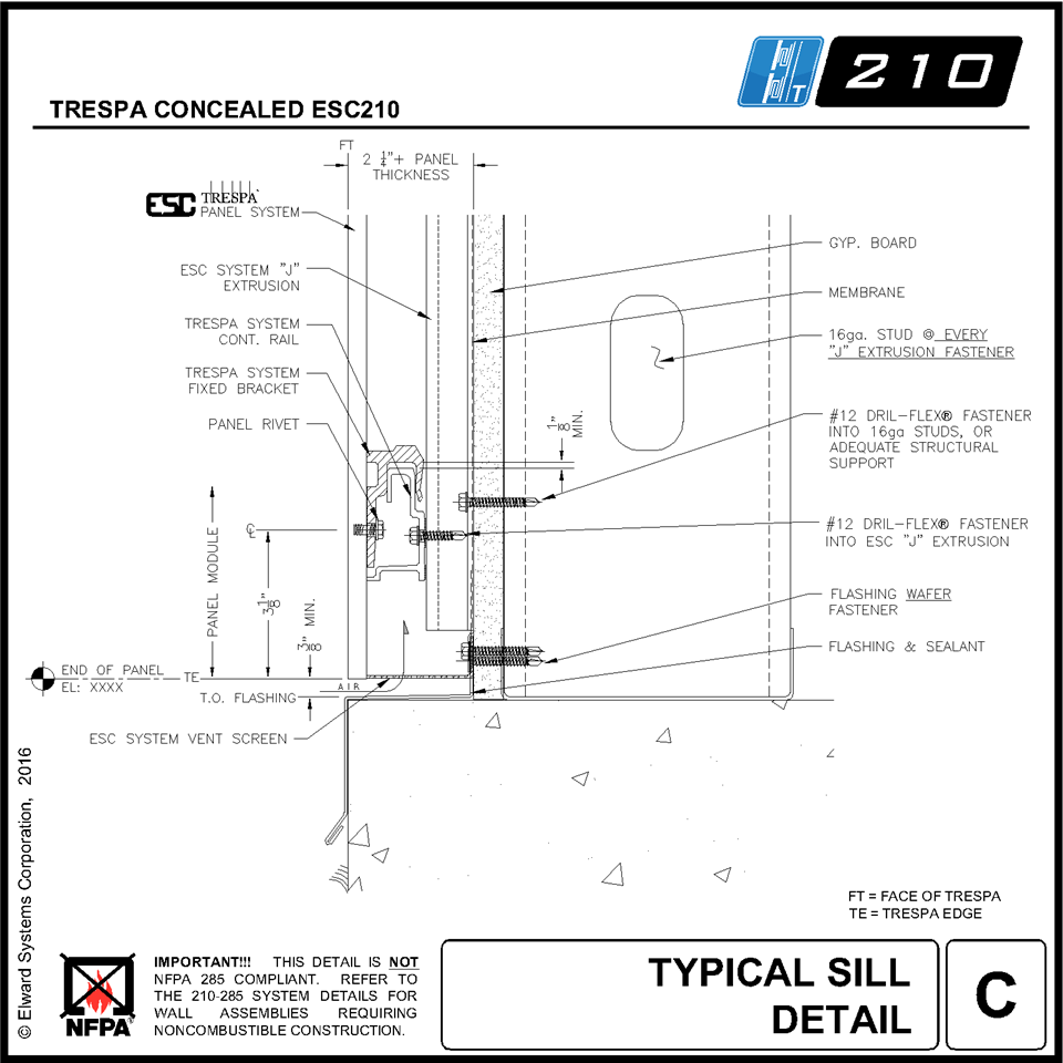 Trespa Concealed System | Wall Paneling & Cladding Systems | Elward
