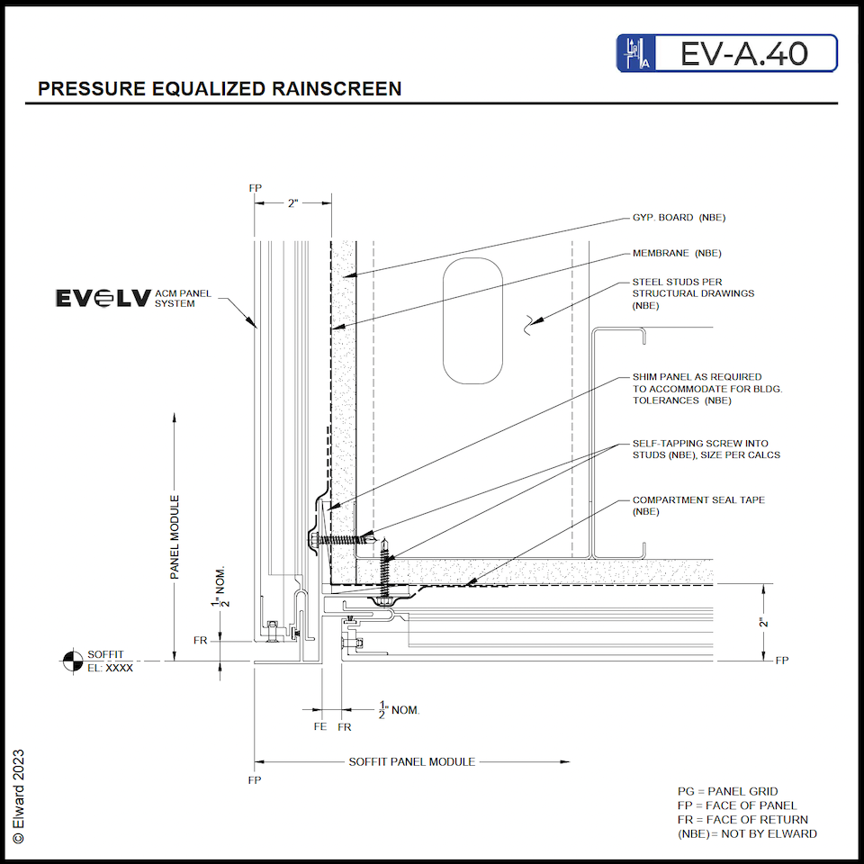 Pressure Equalized Rainscreen | Wall Paneling & Cladding Systems | Elward