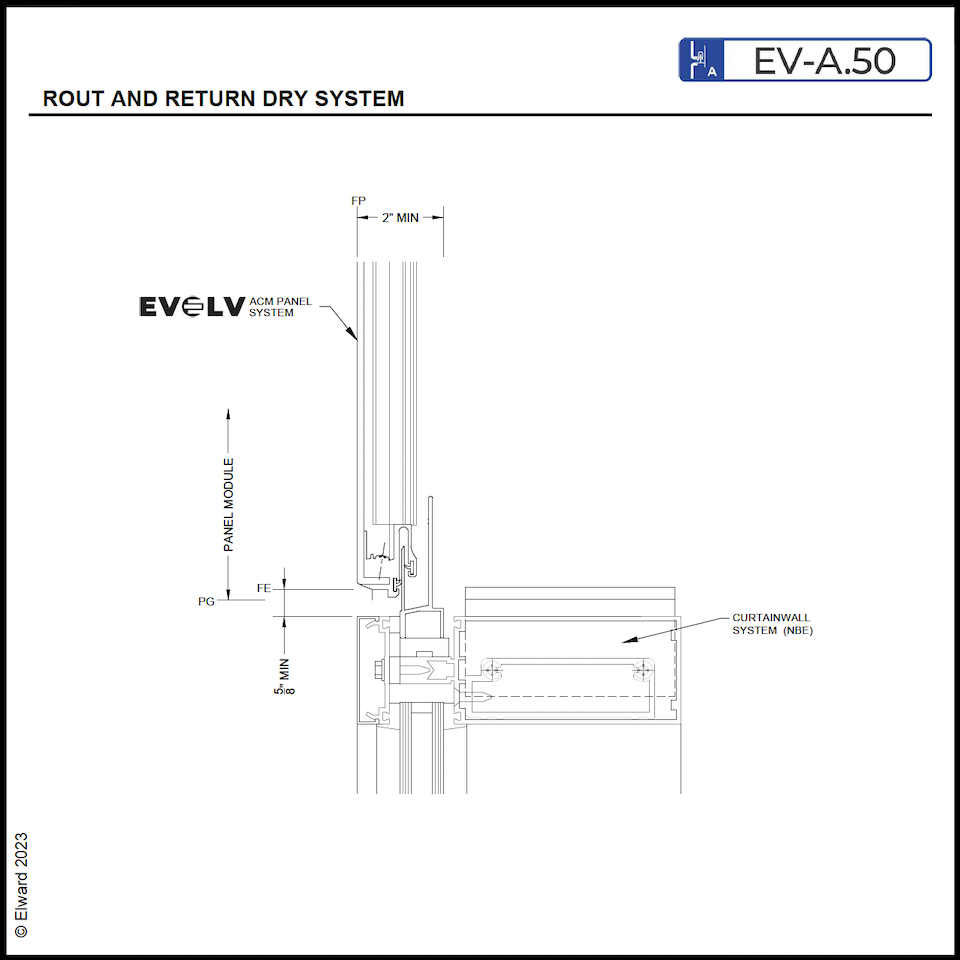 Rout Return Dry | Commercial Wall Paneling & Cladding Systems | Elward