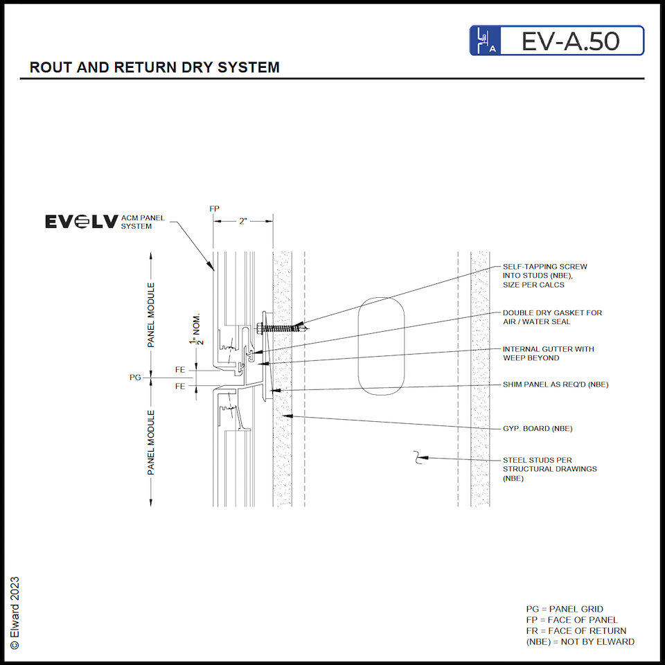 Rout Return Dry | Commercial Wall Paneling & Cladding Systems | Elward