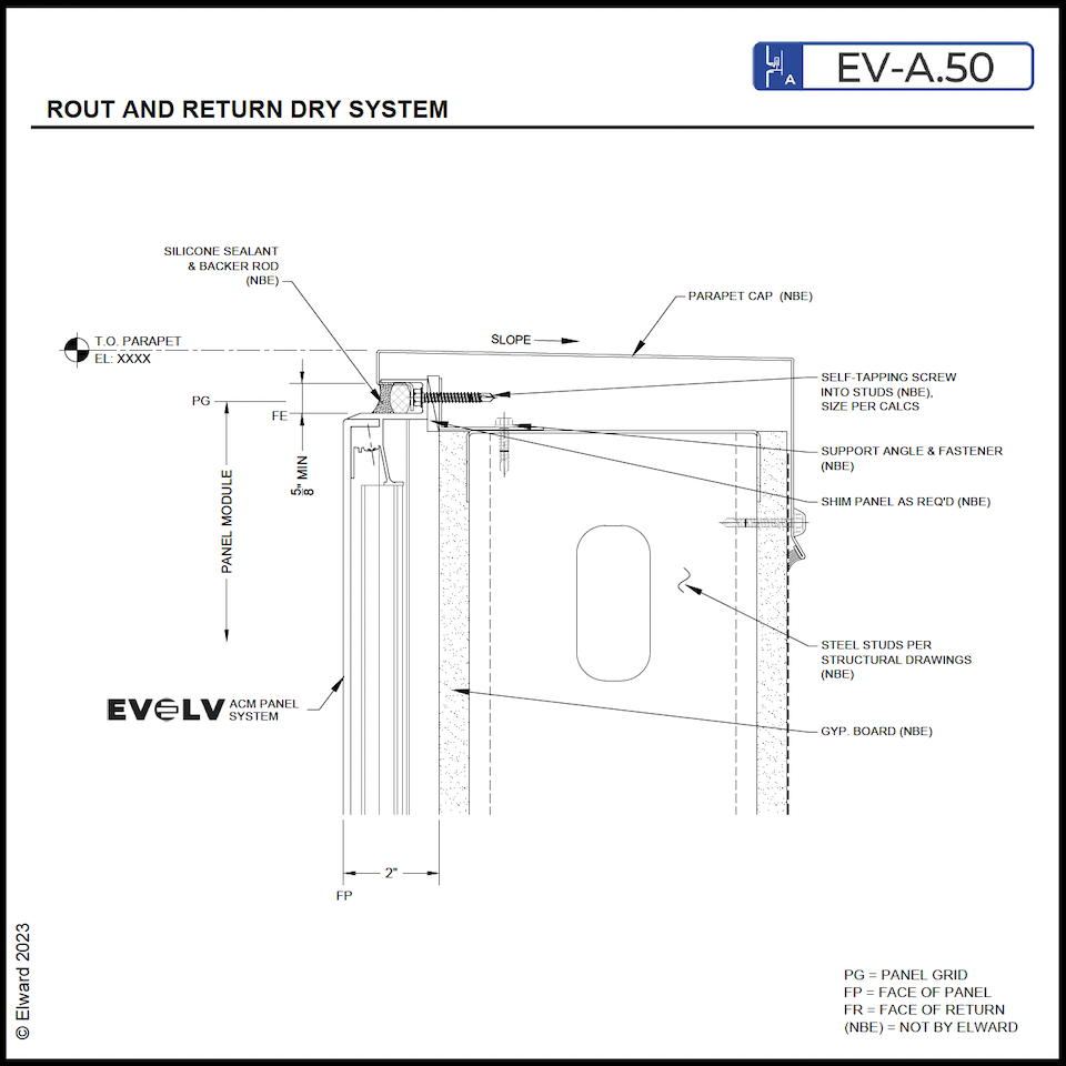 Rout Return Dry | Commercial Wall Paneling & Cladding Systems | Elward