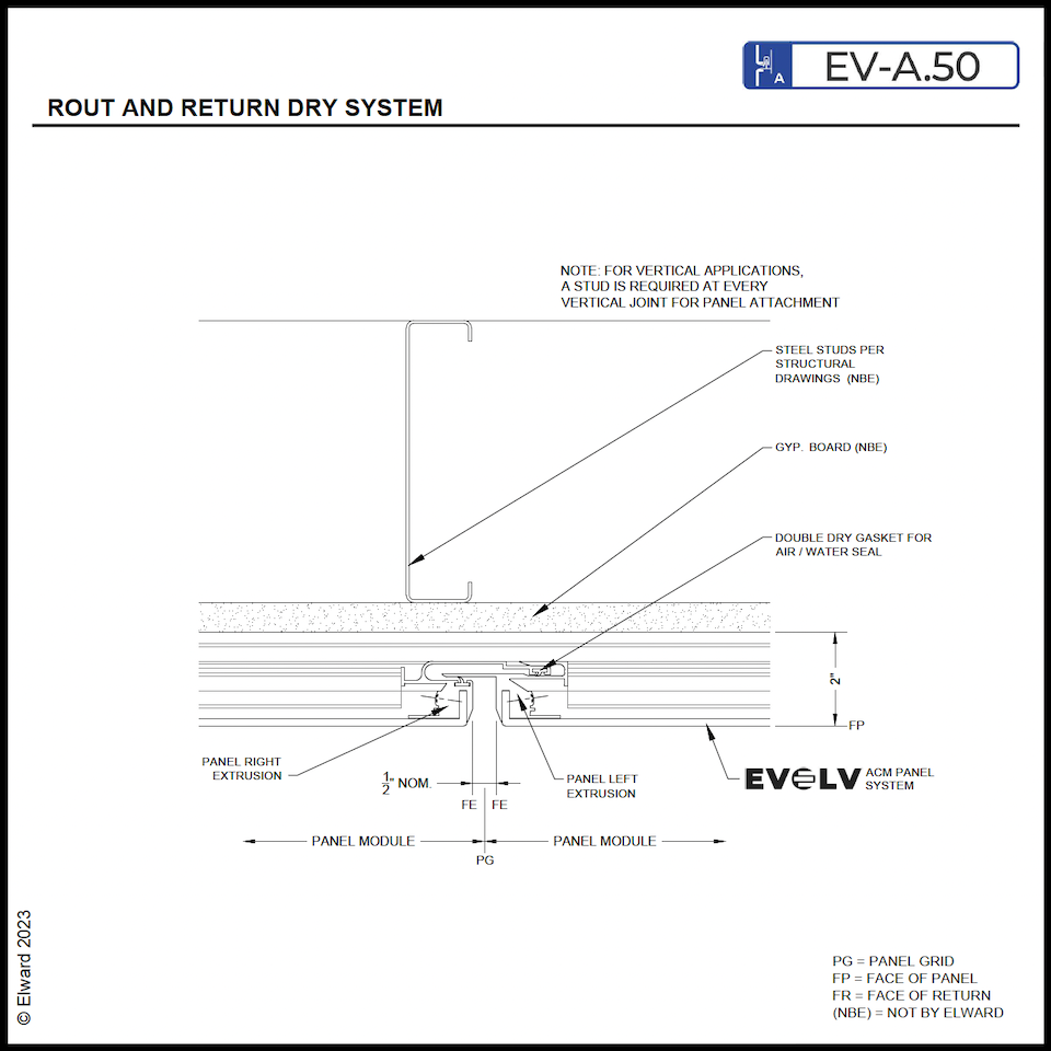 Rout Return Dry | Commercial Wall Paneling & Cladding Systems | Elward