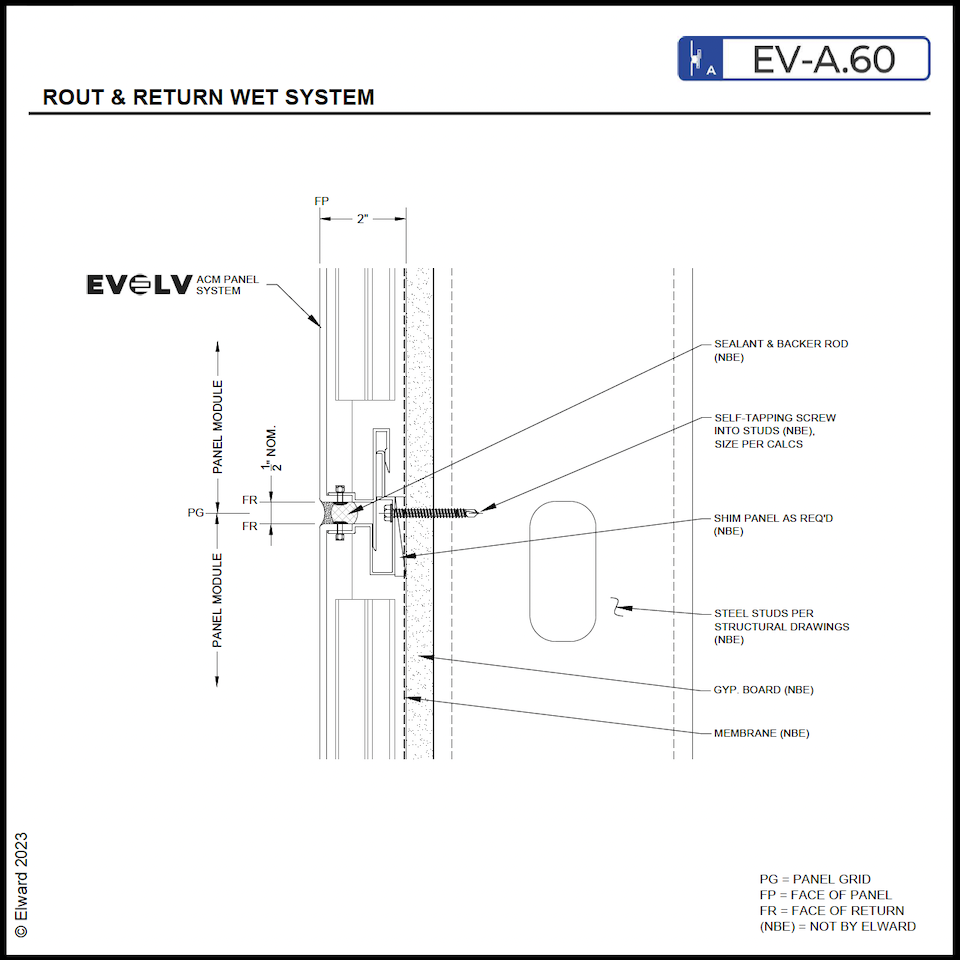 Rout Return Wet | Wall Paneling & Cladding Systems | Elward