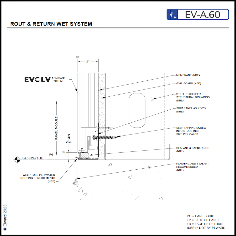 Rout Return Wet | Wall Paneling & Cladding Systems | Elward