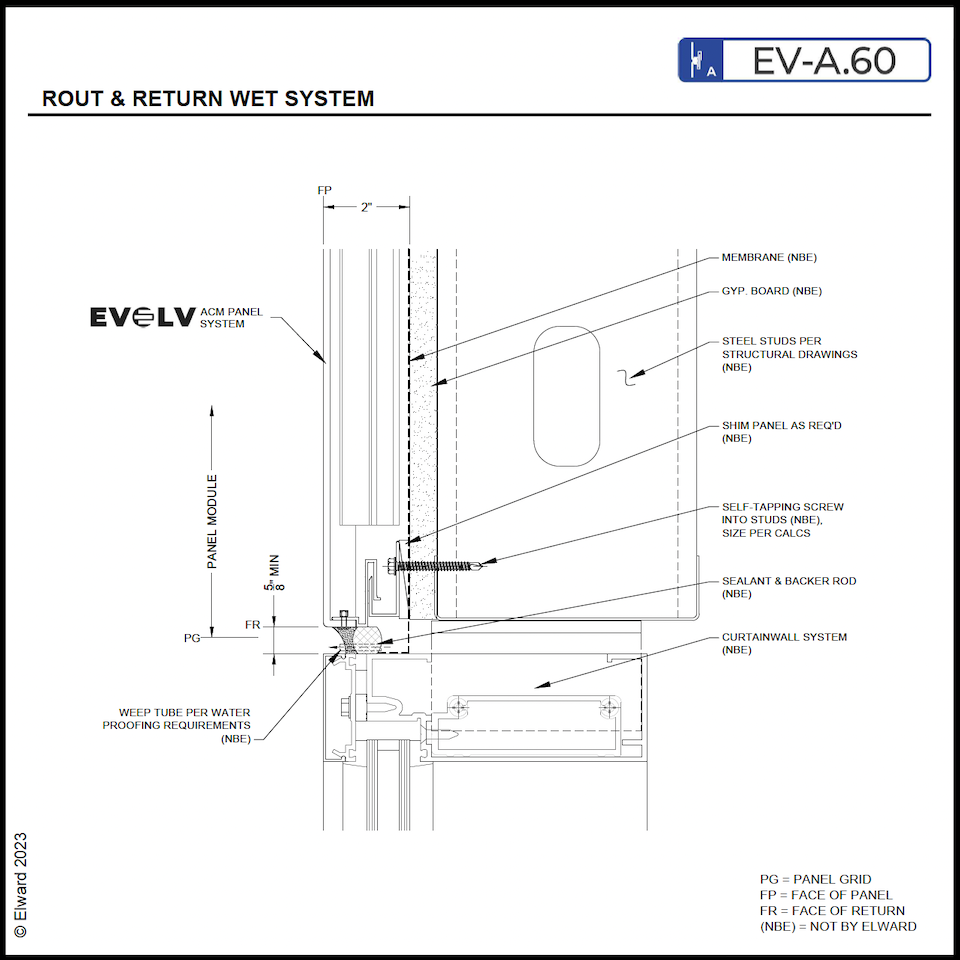 Rout Return Wet | Wall Paneling & Cladding Systems | Elward