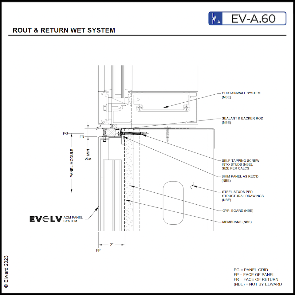 Rout Return Wet | Wall Paneling & Cladding Systems | Elward